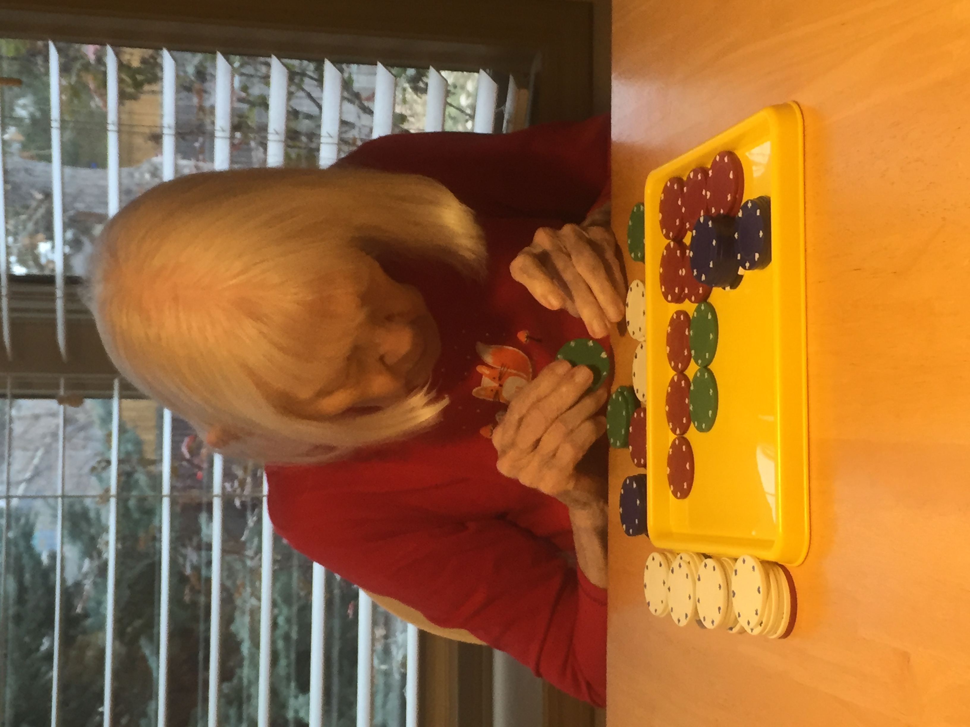 Poker Chip Sort Color Sorting